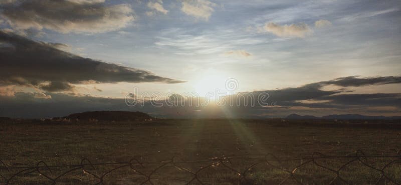 The Original Beauty Nature of Morning Stock Image - Image of hill ...