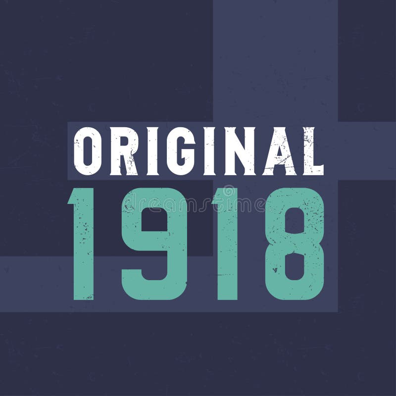 Year 1918 Calendar in English Stock Illustration - Illustration of ...