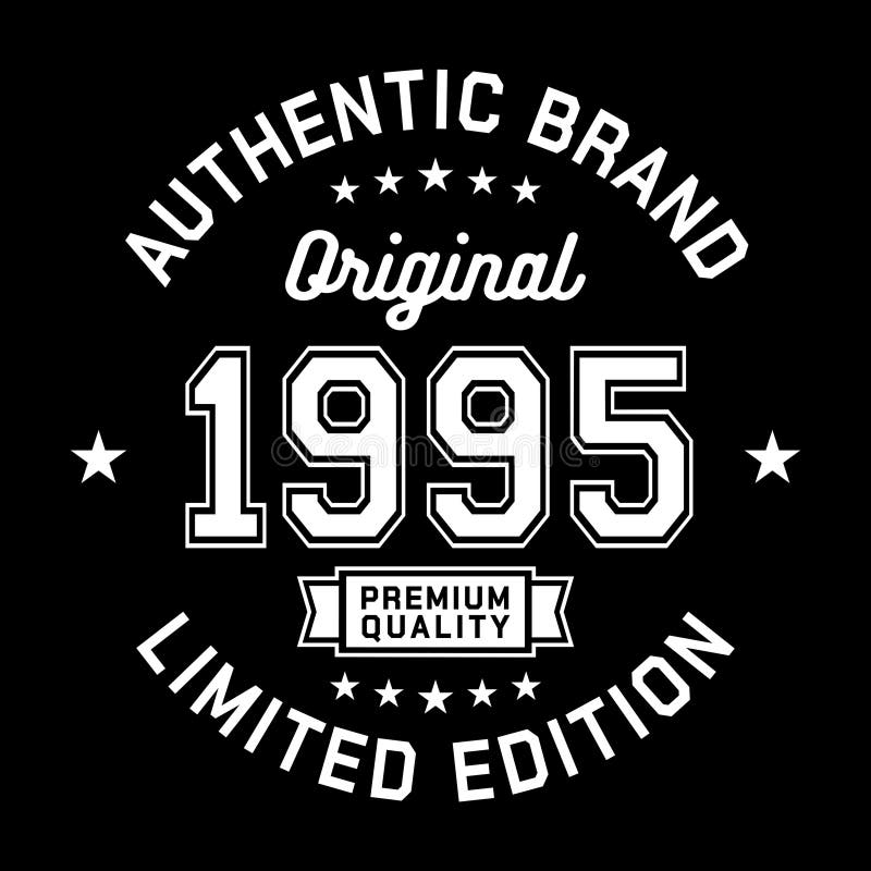 1995 Authentic Brand. Apparel Fashion Design. Graphic Design for T ...