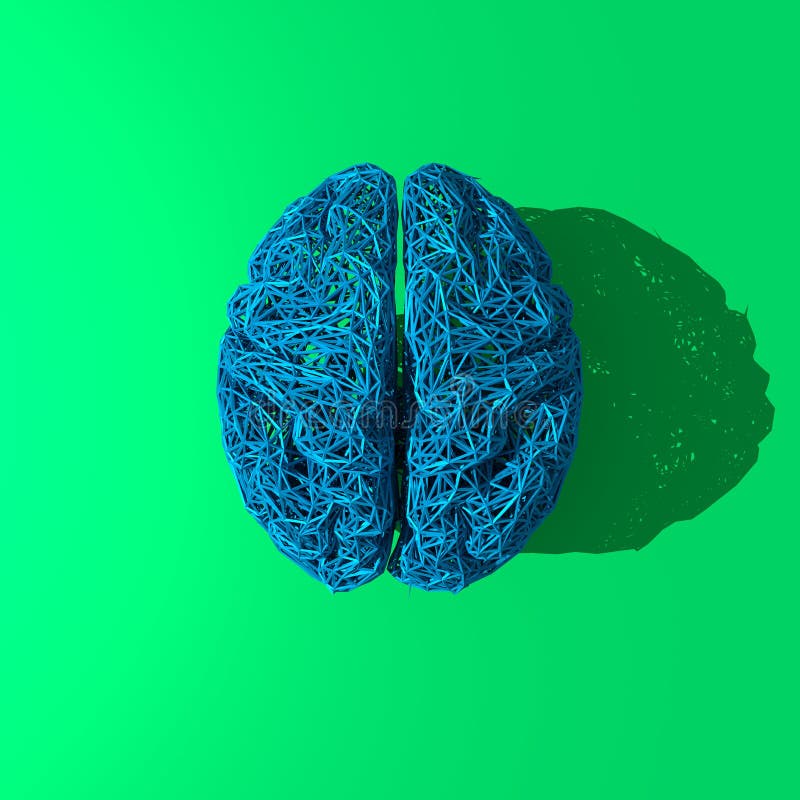 Right Brain Blue Stock Illustrations – 390 Right Brain Blue Stock ...