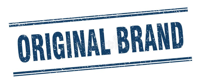 Original Brand Stamp. Original Brand Square Grunge Sign Stock Vector ...