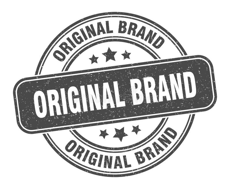 Original Brand Stamp. Original Brand Round Grunge Sign Stock Vector ...