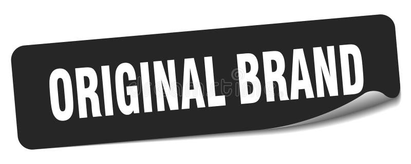 Original Brand Vector Laurel Wreath Label Stock Vector - Illustration ...