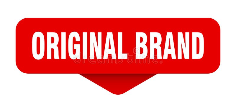 Original Brand Sticker Stock Illustrations – 6,190 Original Brand ...