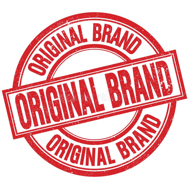 ORIGINAL Written Word on Red Stamp Sign Stock Illustration ...