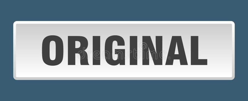 Original button stock vector. Illustration of threedimensional - 122704820