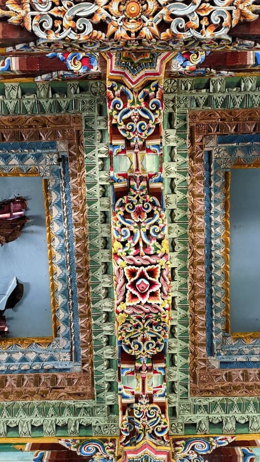 Original carving from Java stock photo. Image of pattern - 263129200