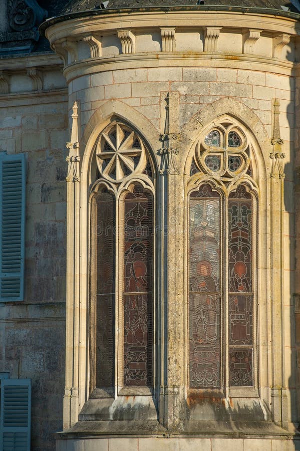 The Castle of Thillombois in the Meuse in Lorraine. Stock Image - Image ...