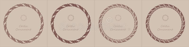 The Original Celtic Knots Borders Stock Vector - Illustration of ...