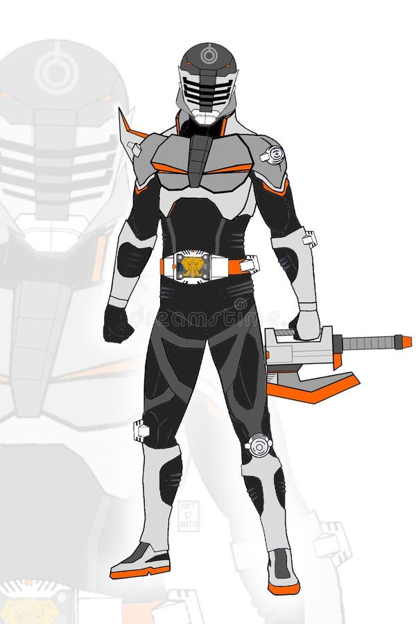 Original Character Who Uses an Ax As His Weapon Stock Illustration ...