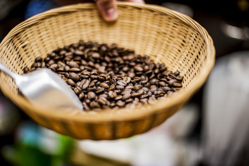 Original coffee bean stock image. Image of morning, shop - 77799041
