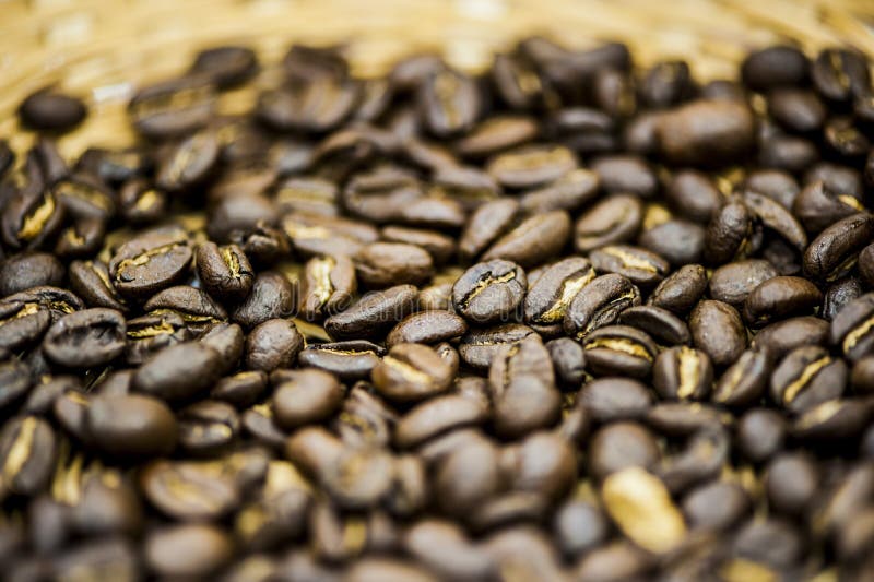 Original coffee bean stock image. Image of toasting, machine - 77798585