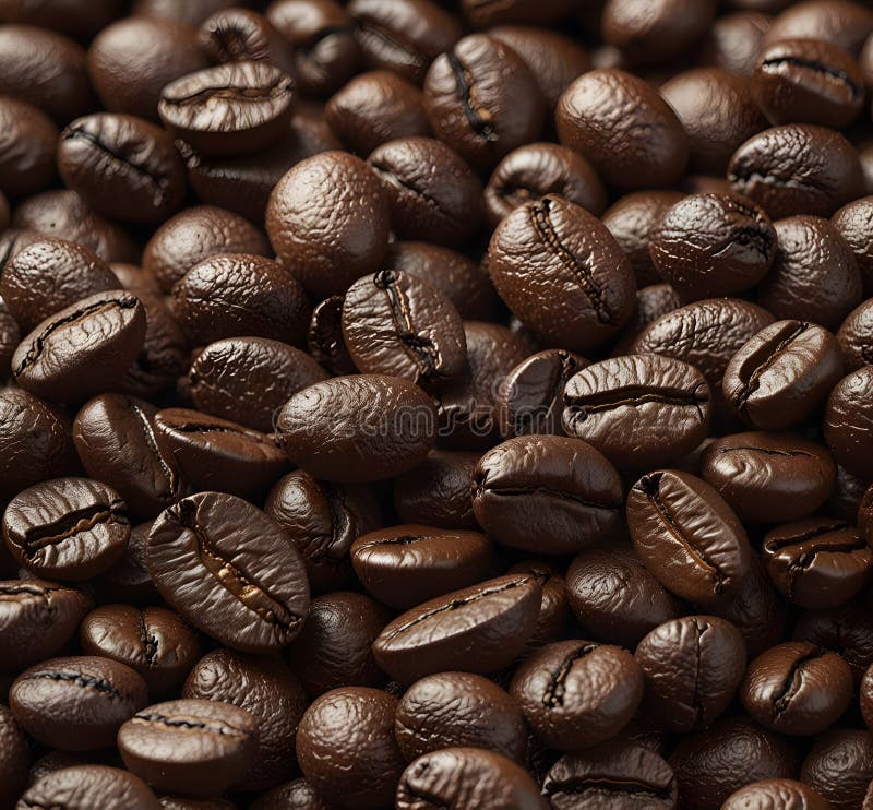Original coffee beans stock illustration. Illustration of coffee ...