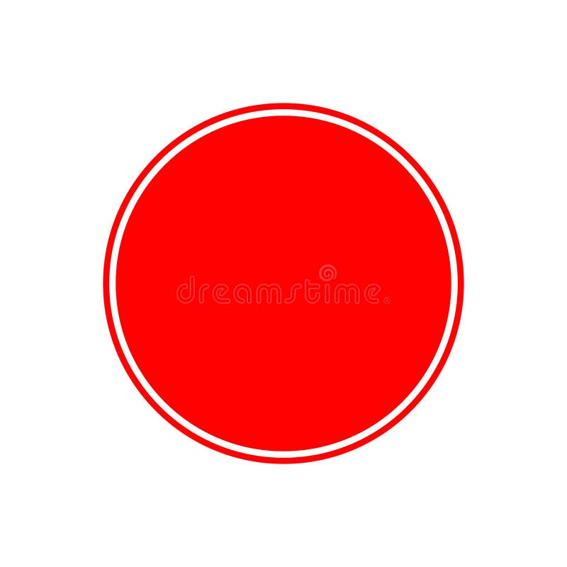 Original Color Road Sign Red Circle Blank , Isolated on Transparent ... Original Color Road Sign Red Circle Blank , Isolated on Transparent ...