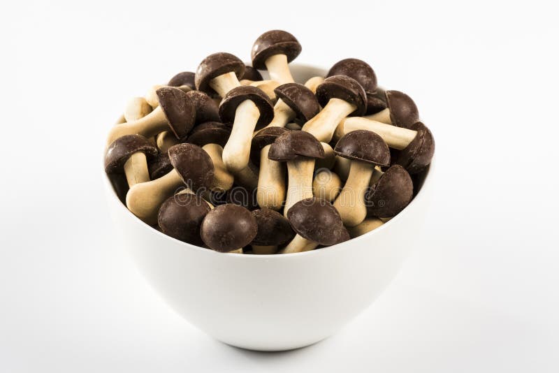Original Cookies in the Shape of Mushroom Stock Image - Image of ...