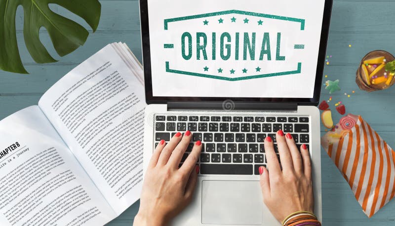 Original Copyright Genuine Patent Brand Graphic Concept Stock Photo ...