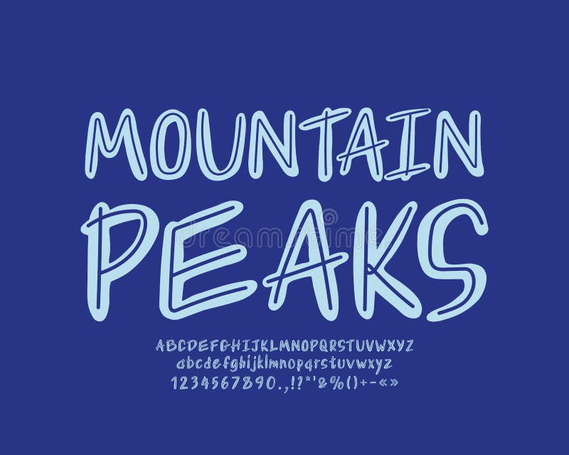 Original Cover with Handwritten Font Stock Vector - Illustration of ...