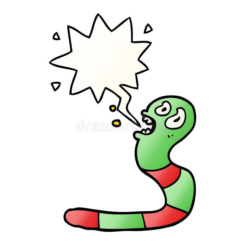 Cartoon Scared Worm Stock Illustrations – 120 Cartoon Scared Worm Stock ...