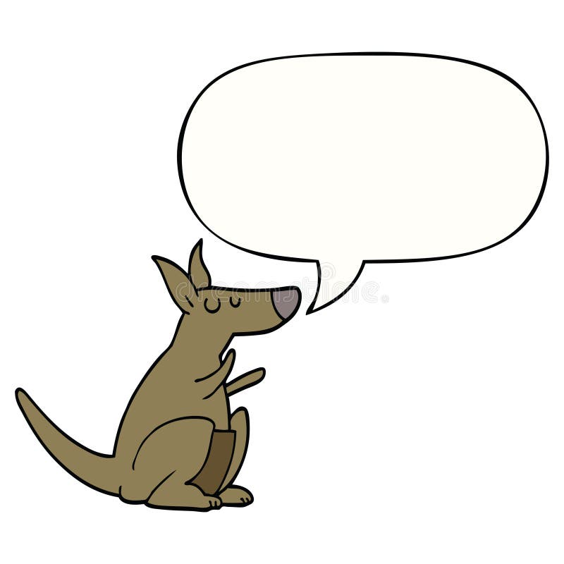 Talking Cartoon Kangaroo Stock Illustrations – 27 Talking Cartoon ...