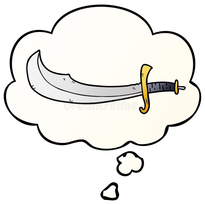 Original Creative Cartoon Scimitar Stock Illustrations – 12 Original ...