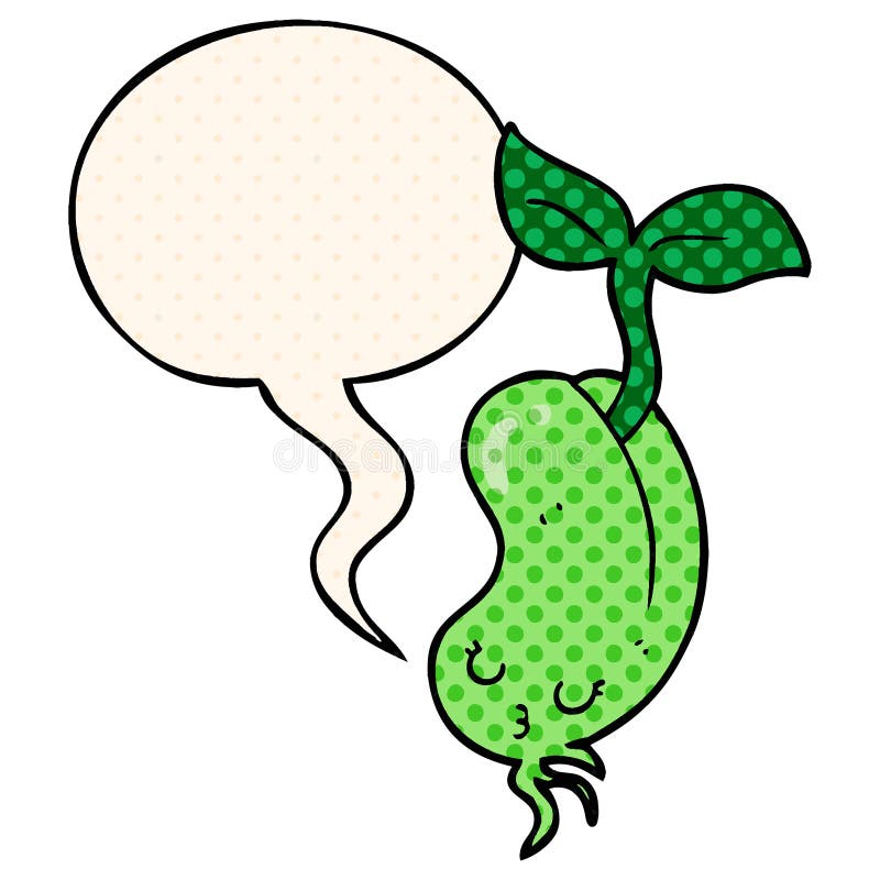 Sprouting Bean Stock Illustrations – 263 Sprouting Bean Stock ...
