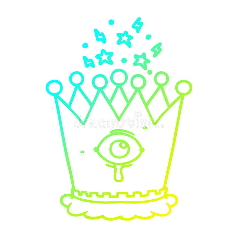 Magic crown stock vector. Illustration of queen, leadership - 29904645