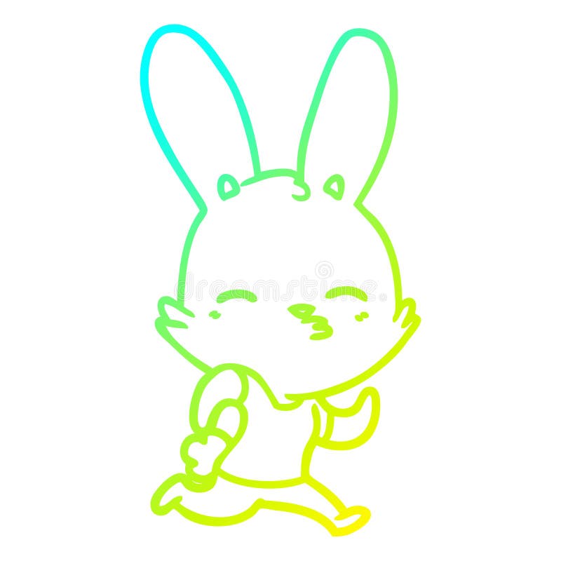 Running Rabbit Line Drawing Stock Illustrations – 470 Running Rabbit ...