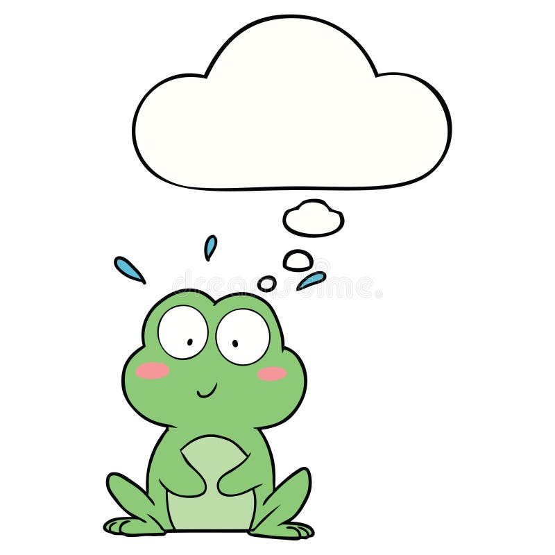 Frog Thinking Stock Illustrations – 450 Frog Thinking Stock ...
