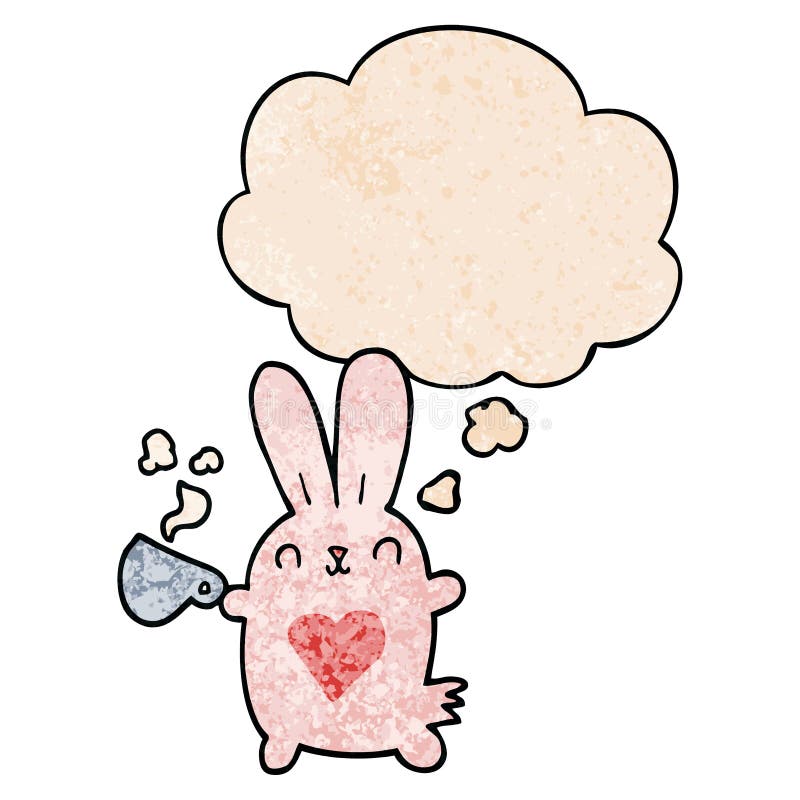 Rabbit Drinking Coffee Stock Illustrations – 73 Rabbit Drinking Coffee ...