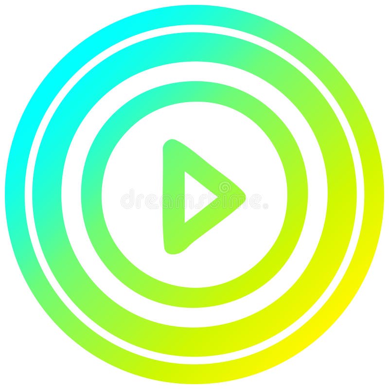 Cool Play Button stock vector. Illustration of instrument - 4739480