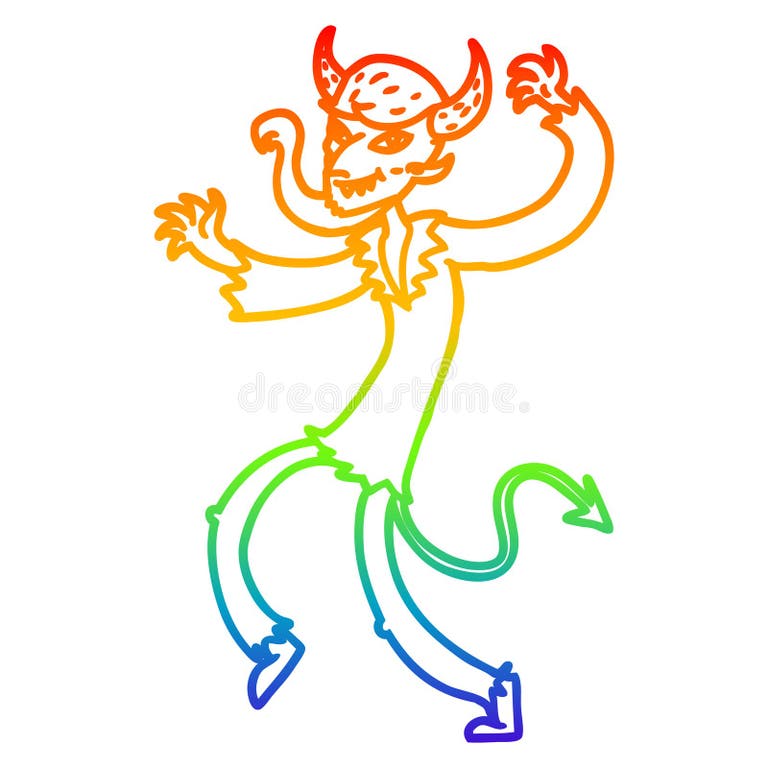 Rainbow Devil Stock Illustrations – 256 Rainbow Devil Stock ...