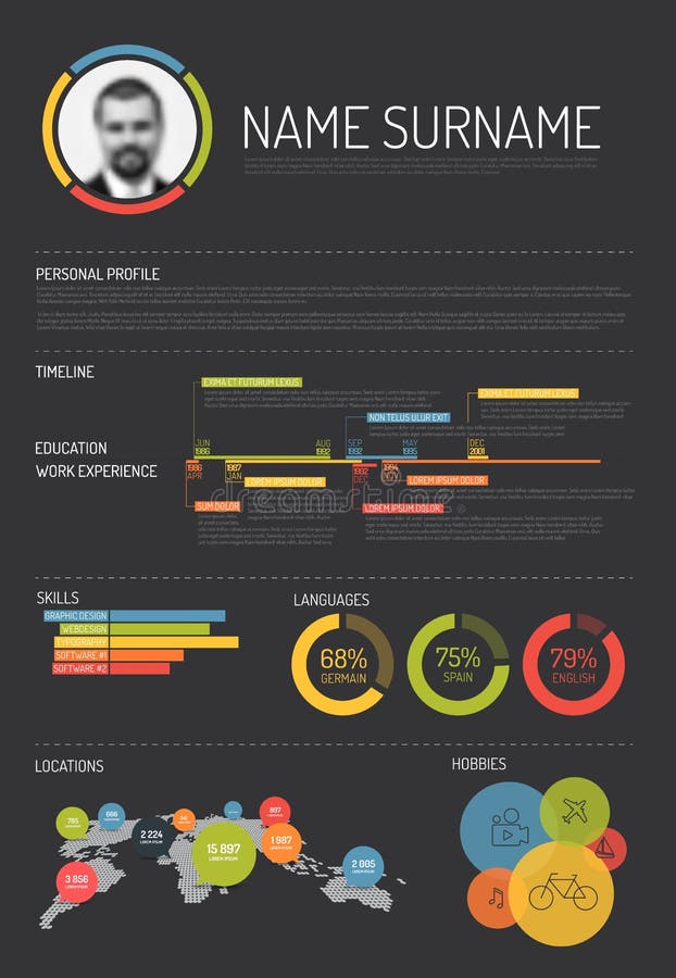 Resume Graph Stock Illustrations – 1,799 Resume Graph Stock ...