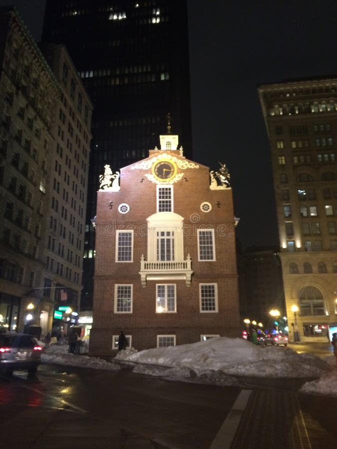 Original De La Historia De Boston Foto de archivo - Imagen de invierno ...