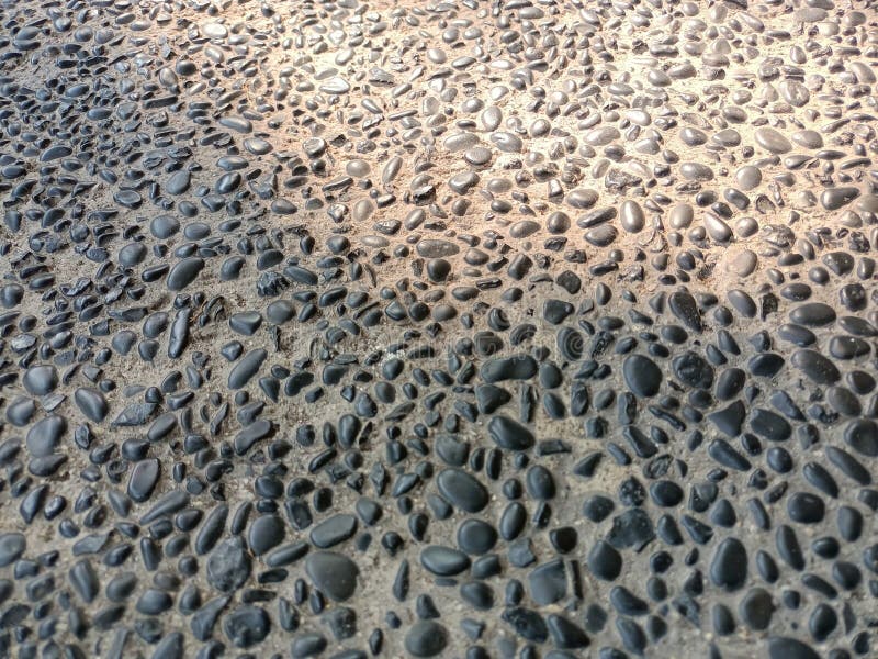 Pebbles are Commonly Used As Building Cast Materials 03 Stock Image ...