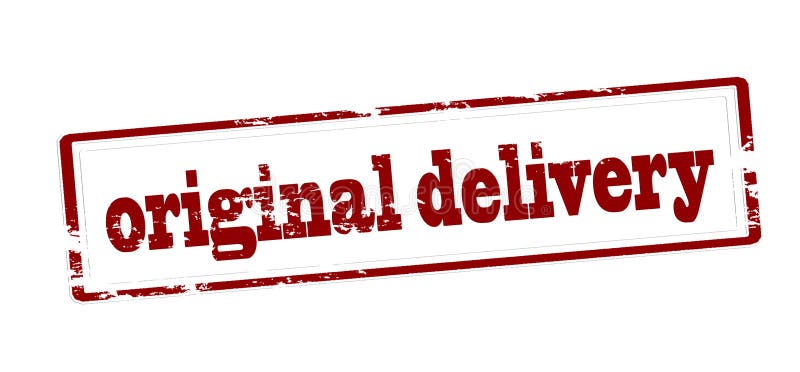 Original delivery stock illustration. Illustration of concept - 93261857