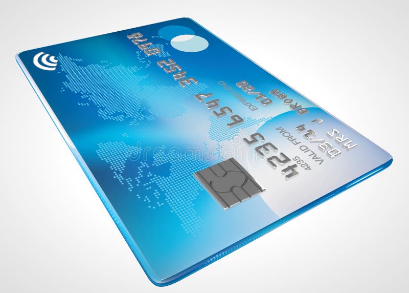 Original Design for a Modern Credit Card, Includes Contactless P Stock ...