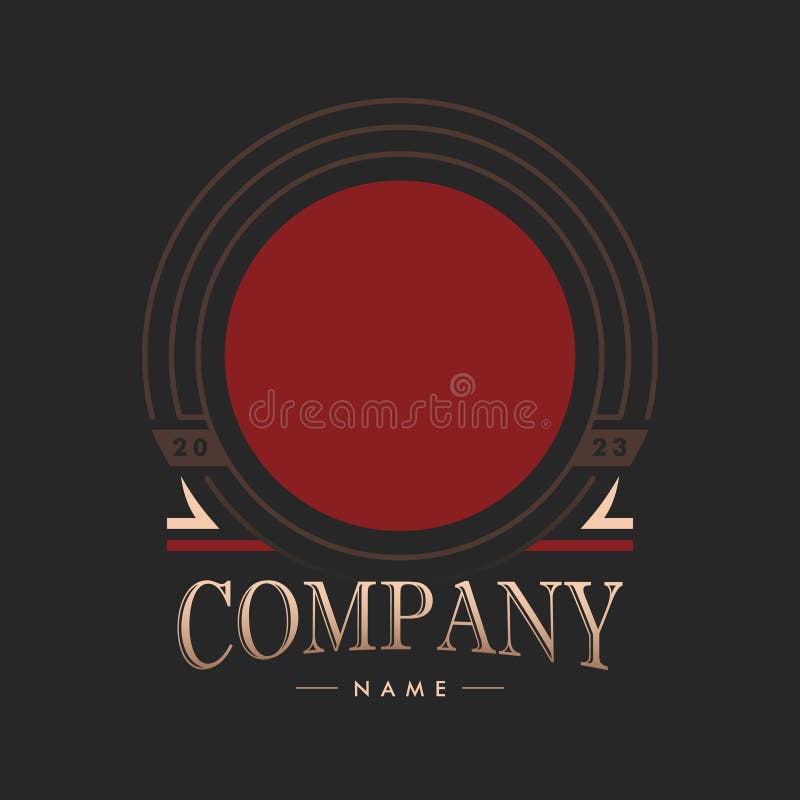 Original Design for Your Logo. a Frame with an Empty Circle To Place ...