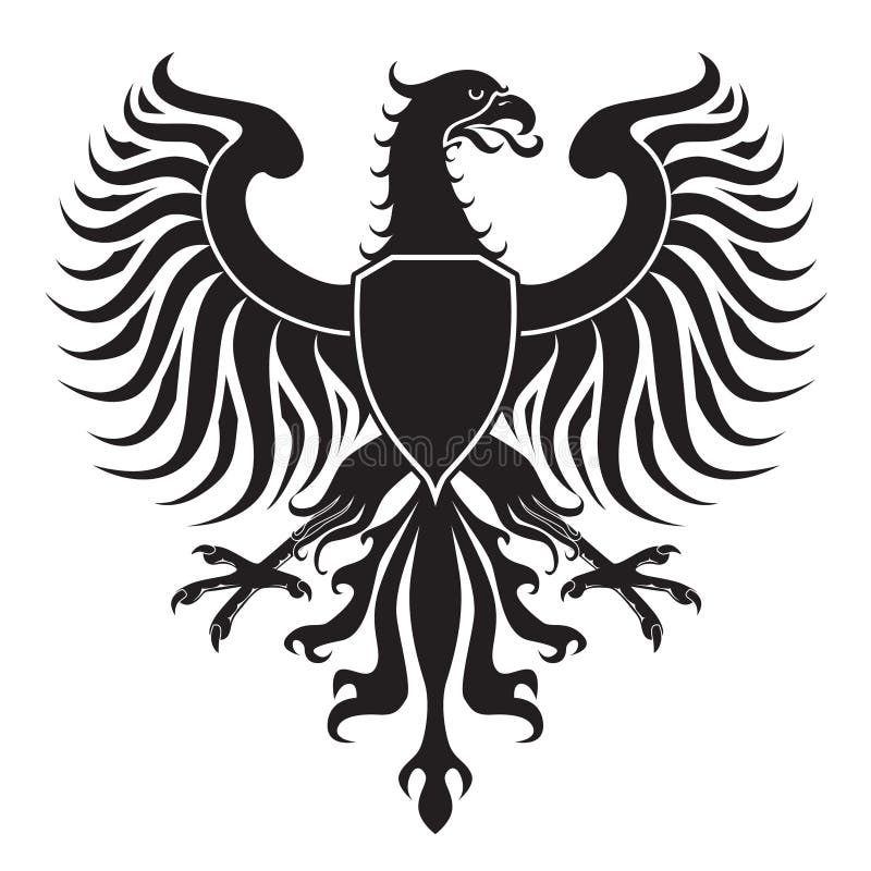Original eagle crest stock vector. Illustration of elegant - 14252056