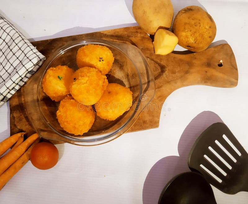 Original egg potato snack stock image. Image of vegetable - 262415271