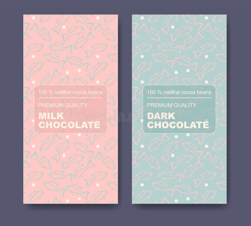 The Original Finest Chocolate Abstract Vector Package Design Label Set ...
