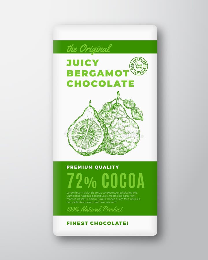 The Original Finest Chocolate Abstract Vector Packaging Design Label ...