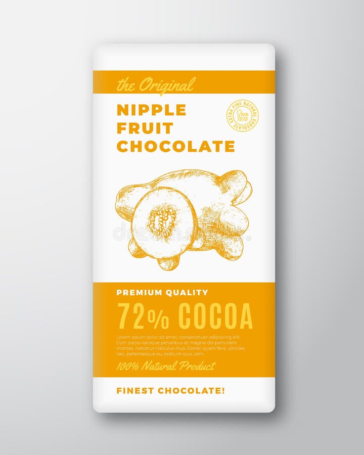 The Original Finest Chocolate Abstract Vector Packaging Design Label ...