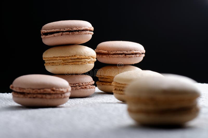 Original French macaroons stock image. Image of delicious - 40800703