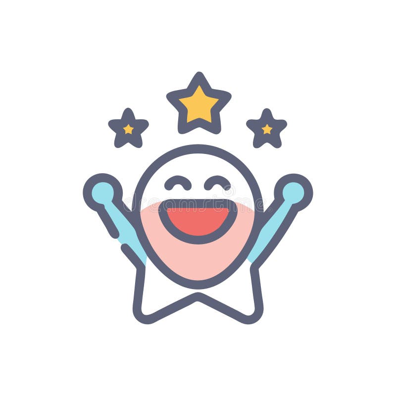 Original Fun Icon for Creative Designs Stock Photo - Illustration of ...