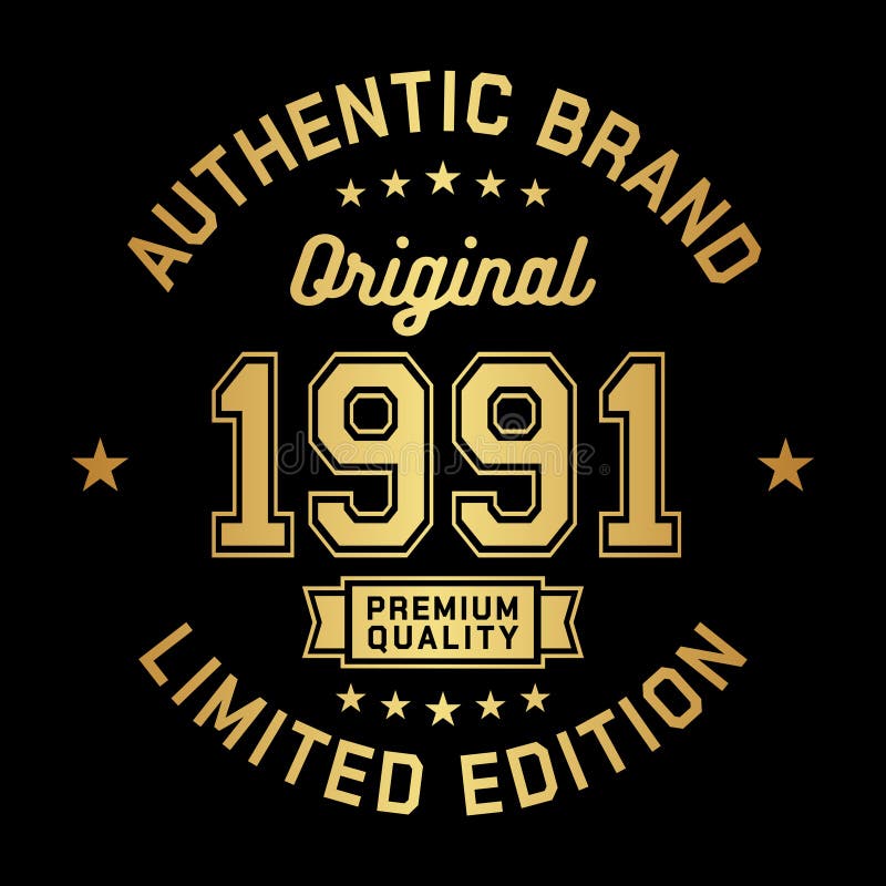 1991 Authentic Brand. Apparel Fashion Design. Graphic Design for T ...