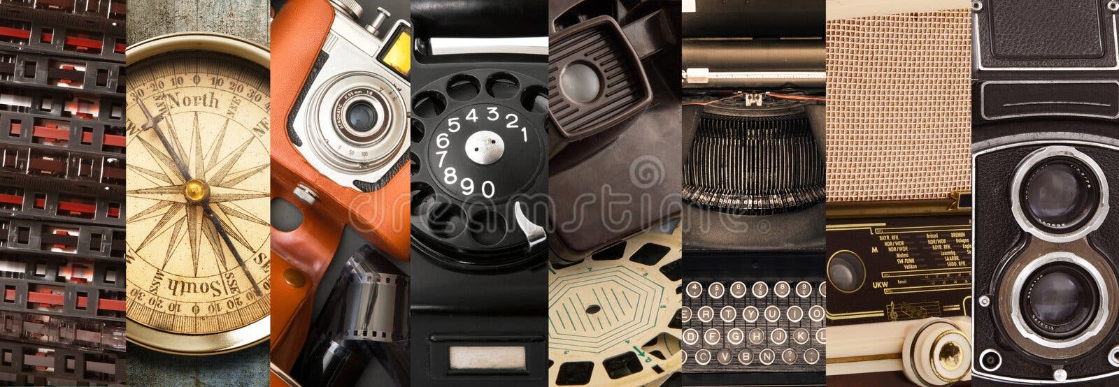 Original Great Vintage Objects Collection Stock Image - Image of ...