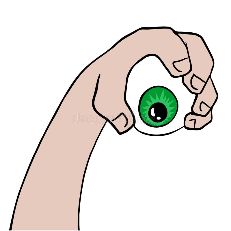 Original green eye stock vector. Illustration of design - 94510866