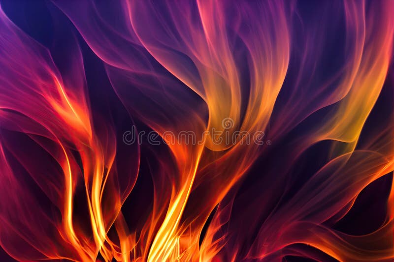 Original Hot Blaze Fire Flame Rising Up Stock Illustration ...