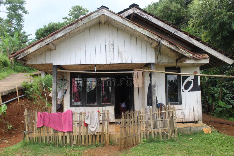Original House in the Mountain Area West Java Stock Photo - Image of ...