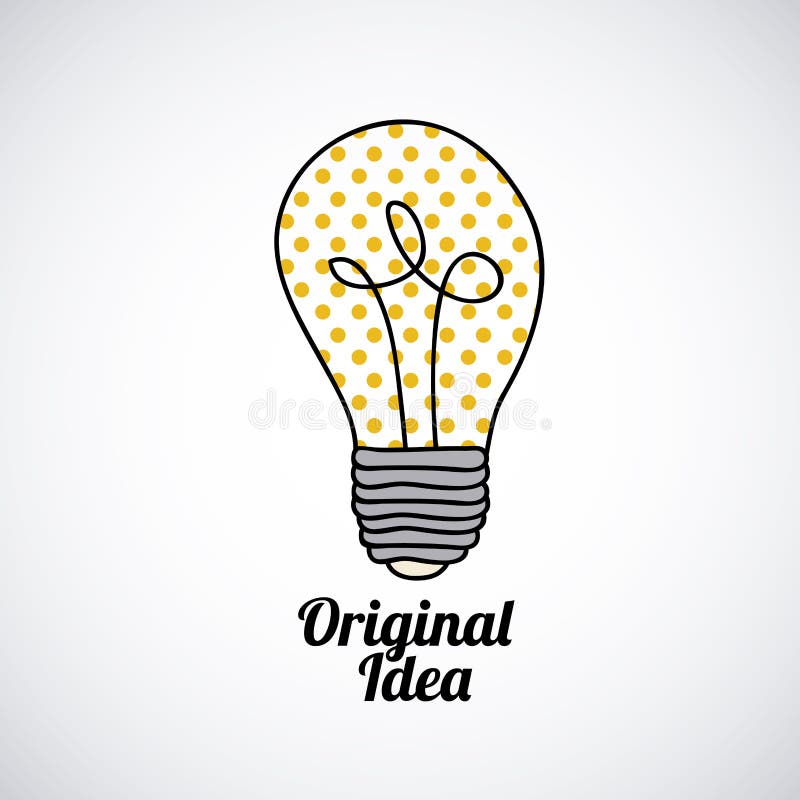 Original idea stock vector. Illustration of light, creative - 31689865